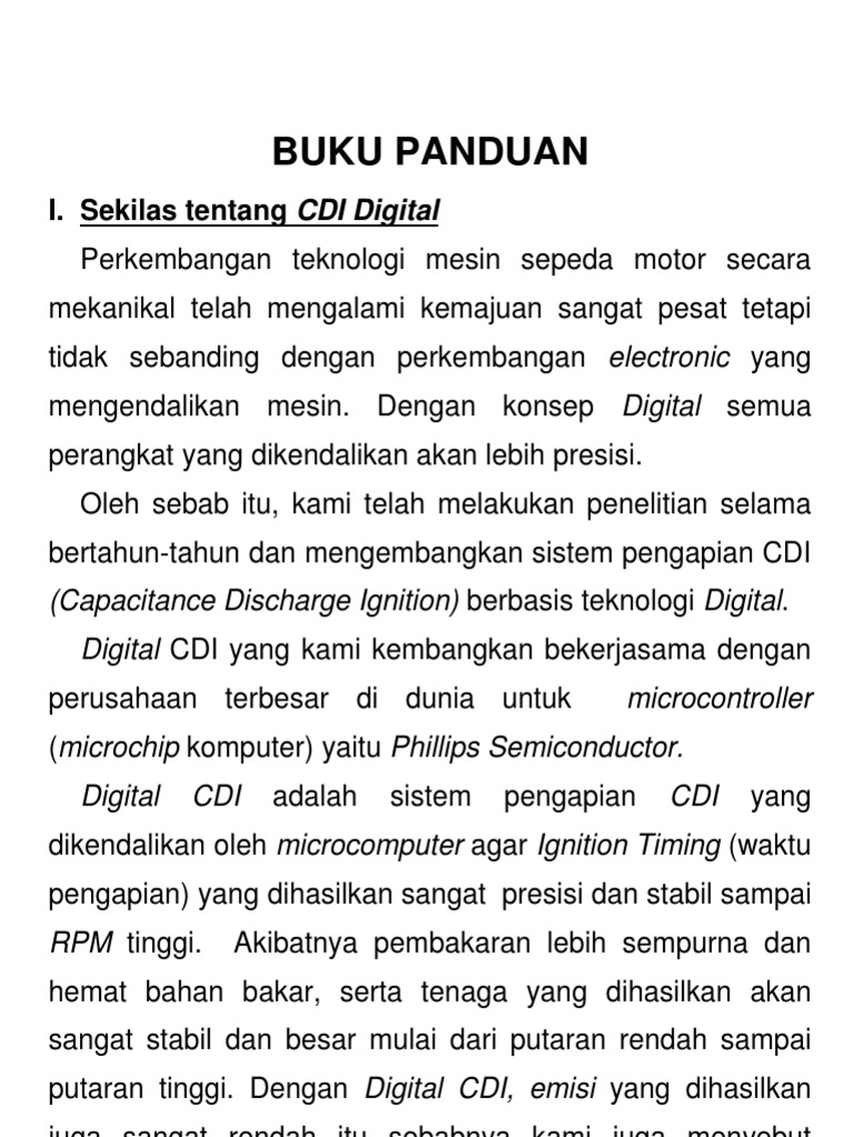 Buku Panduan Cdi BRT | PDF