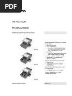 Sat TM 1703 Acp PDF 745kb | PDF | Automation | Control Theory