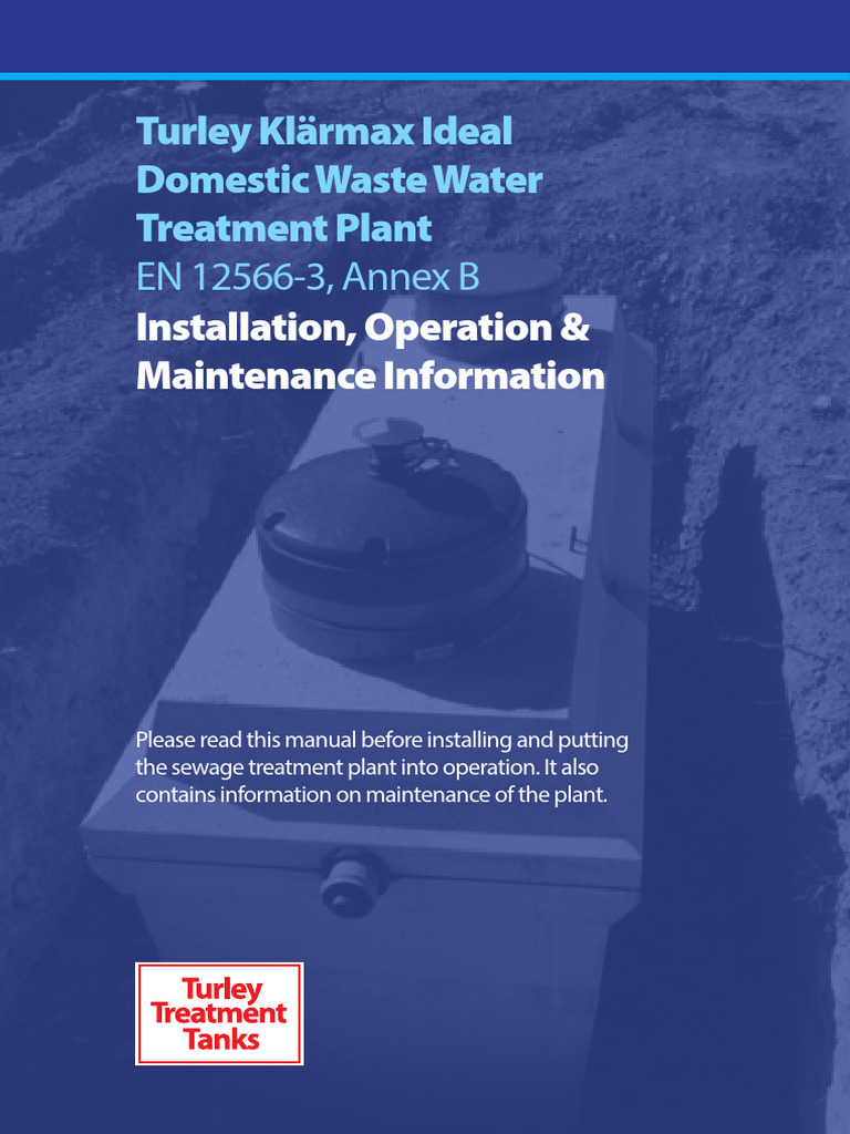 Turley-Operation-Maintenance-Brochure | PDF | Sewage Treatment | Screw