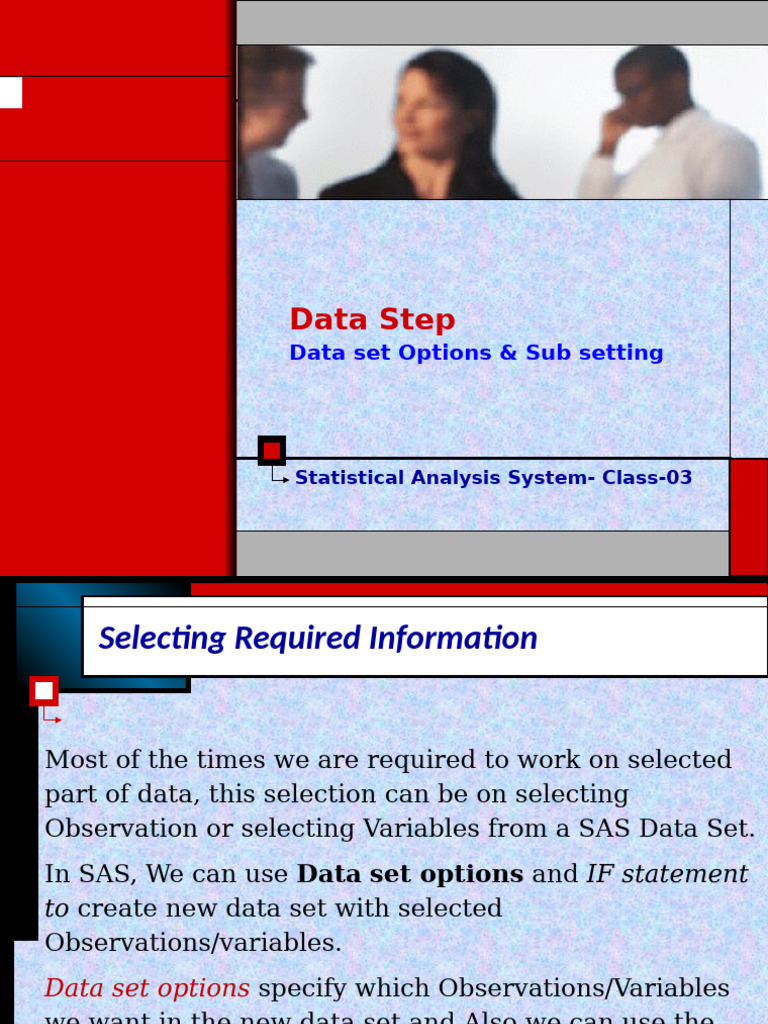 Mainframe Sas Online Training 3 | PDF | Sas (Software) | Data