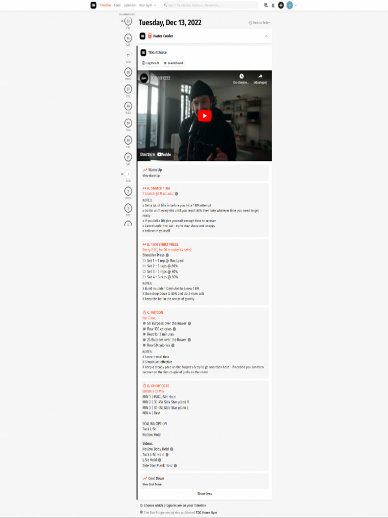 Box Programing Corssfit 5 | PDF