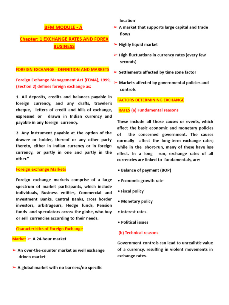 BFM Module A Summary Sheet | PDF | Moneyness | Option (Finance)