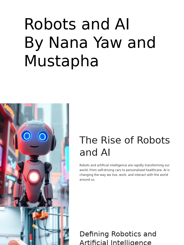 The Rise of Robots and AI | PDF | Robot | Robotics