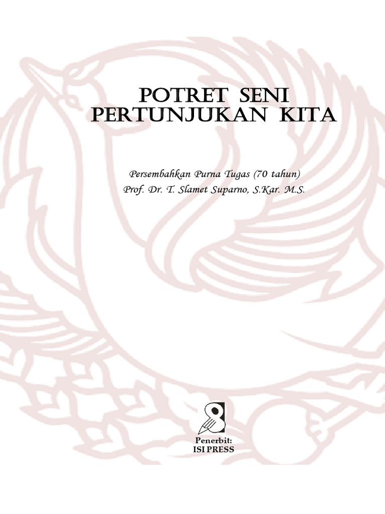Potret Seni Pertunjukan Kita (PANTAP, WAYANG KULIT, DAN POLITIK) | PDF