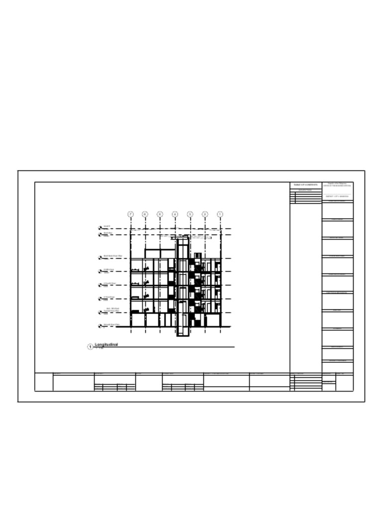 E - Revit Projects - 5 Storey Building - PDFs - Sections, Elevations ...