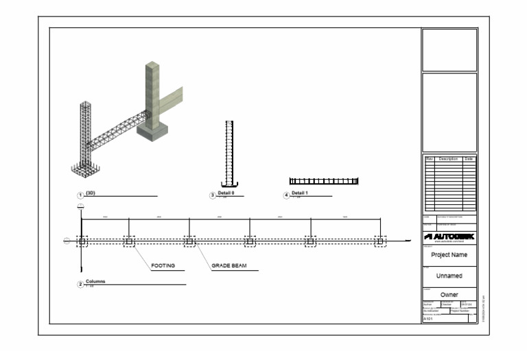 Structural Footing and Beam Details | PDF
