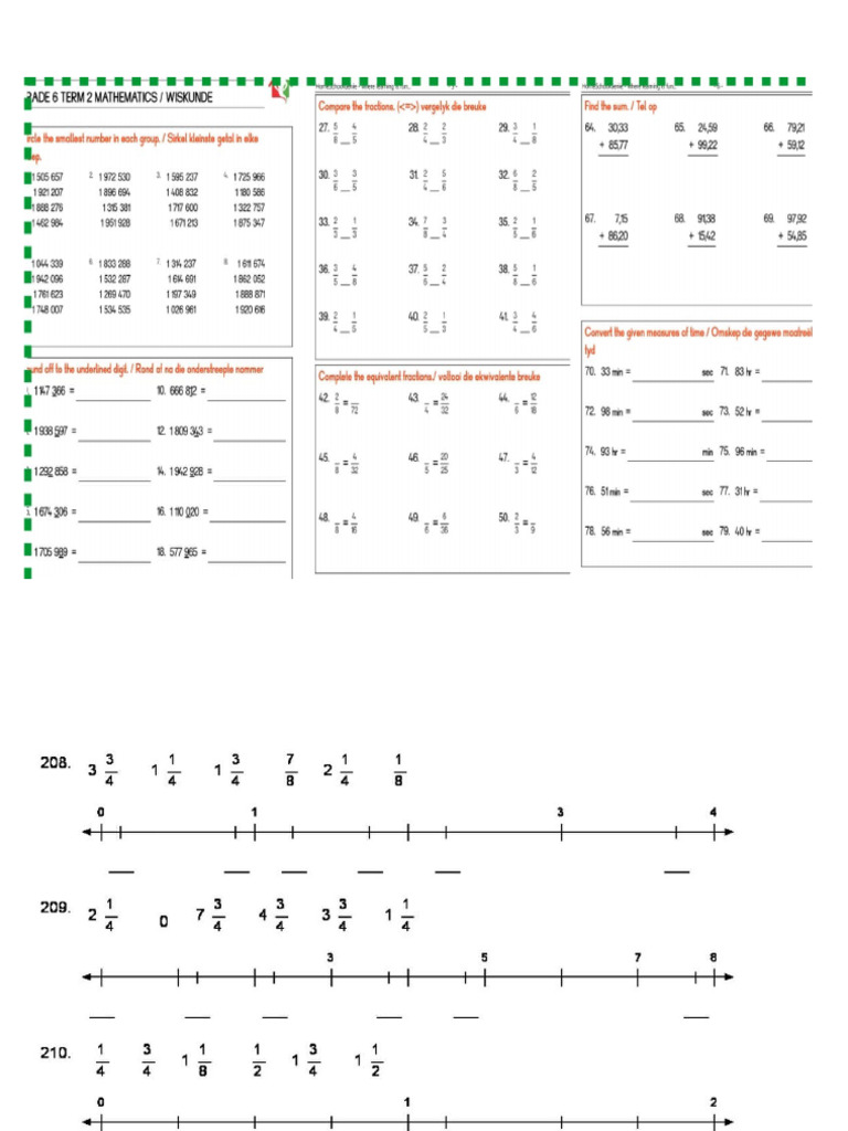 Math Grade 5-Fraction | PDF