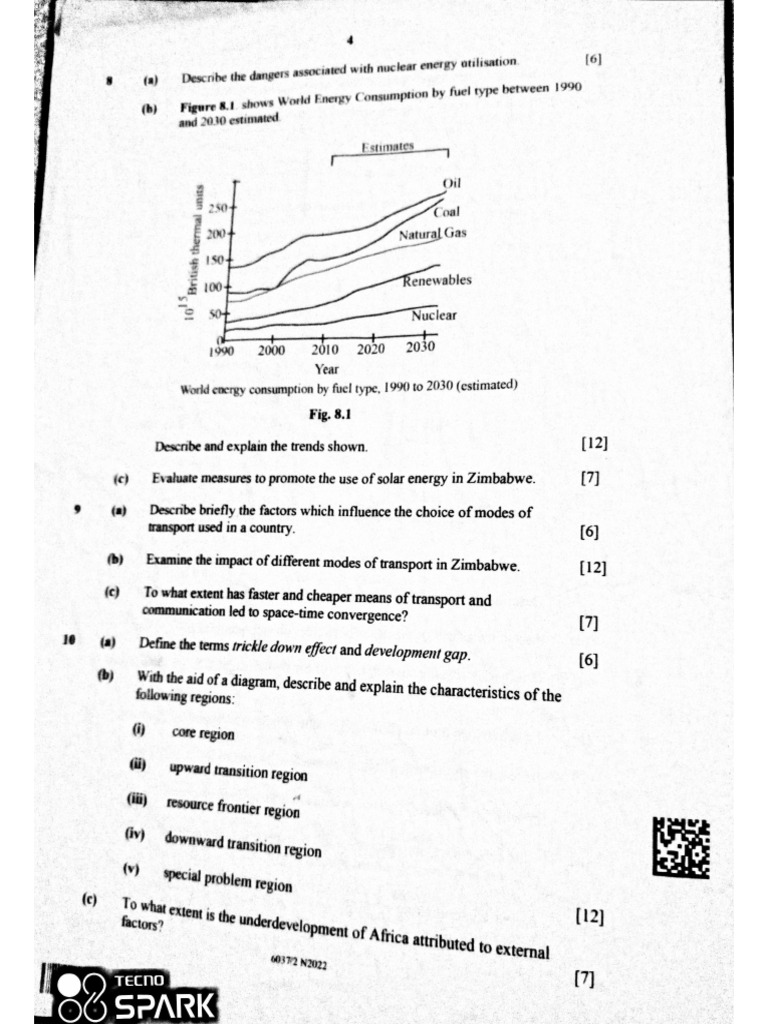 A'Level Geography Paper 2 November 2022 | PDF