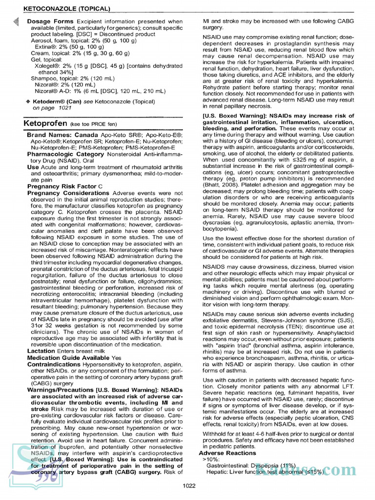 Ketoprofen | PDF
