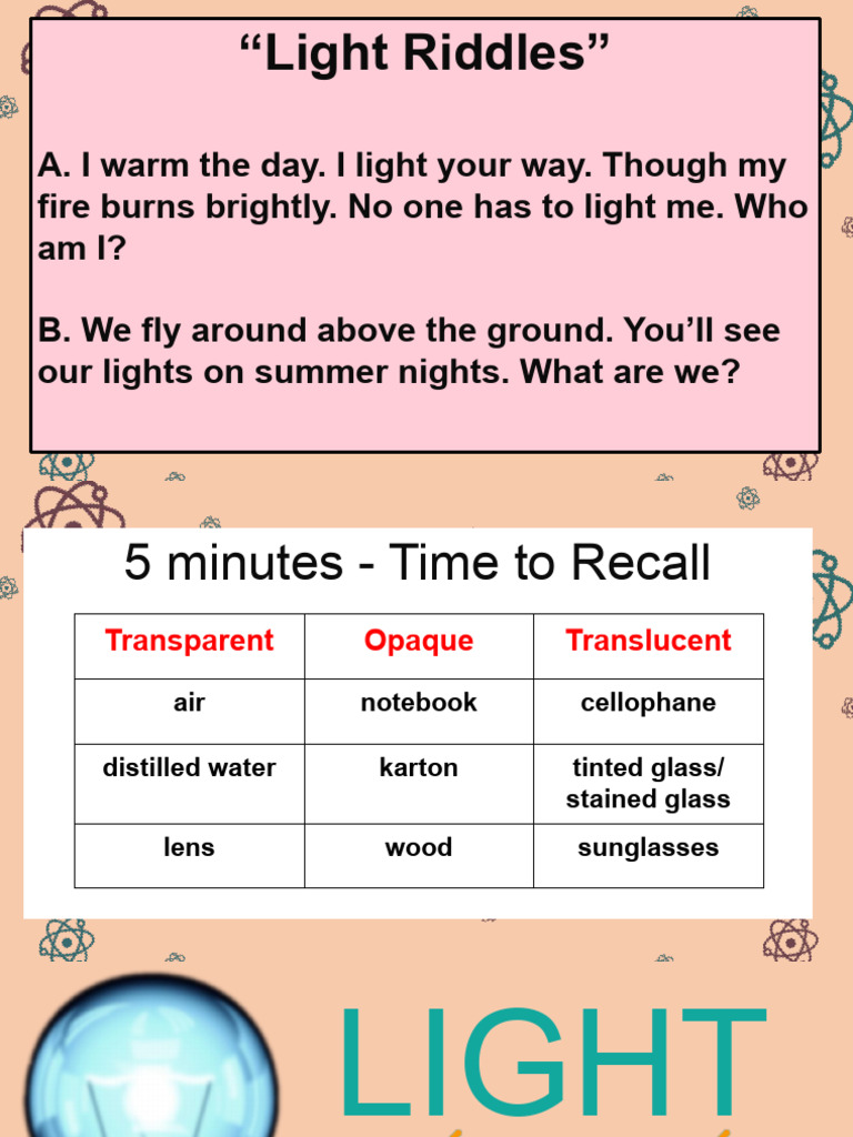 Understanding Light: Reflection & Refraction | PDF | Mirror ...