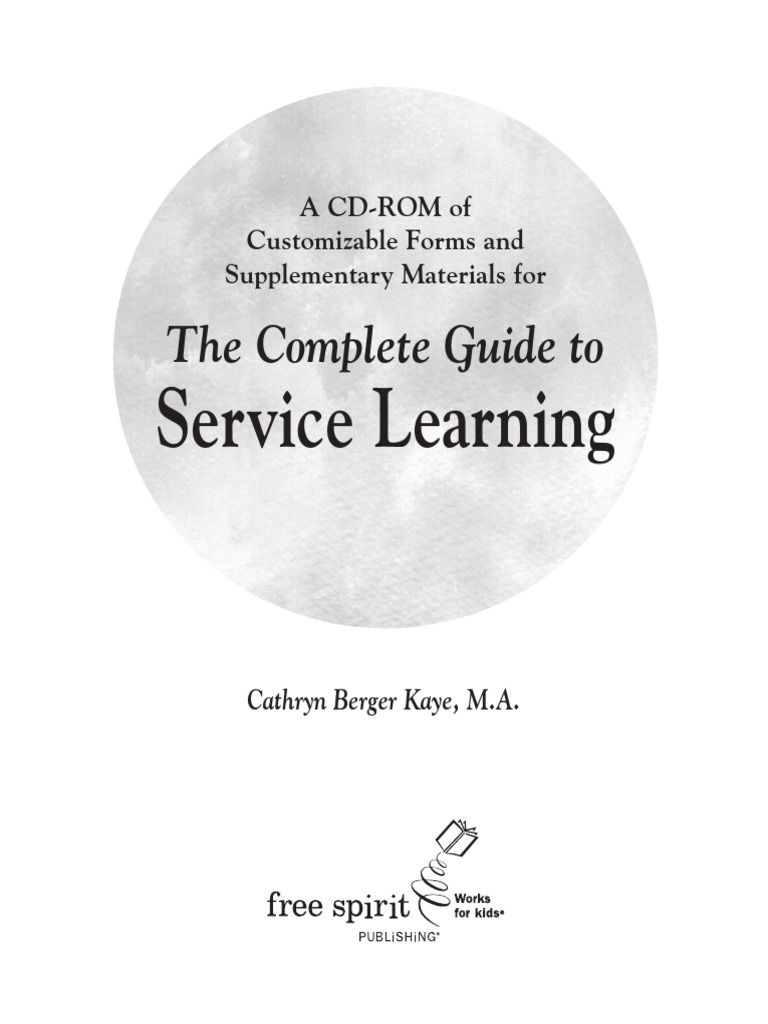 Complete Guide To Service Learning 2 | PDF | Teachers | Service Learning