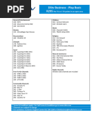 DSTV Compact Package Channels | PDF | Broadcasting | Television Network