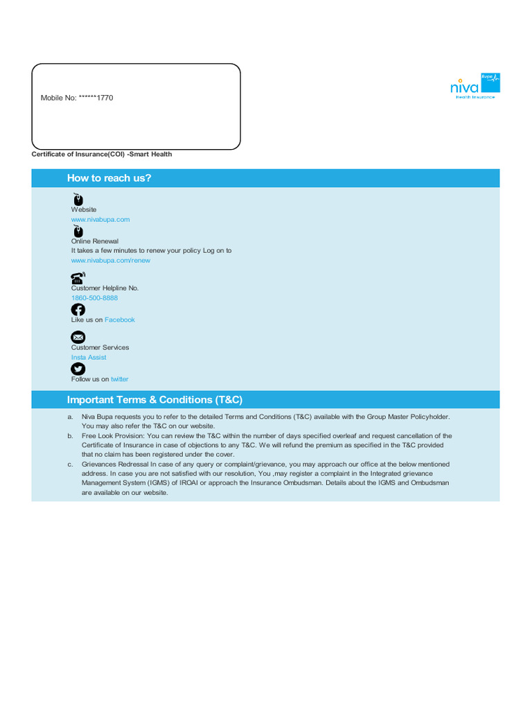 Sample Policy | PDF | Insurance | Medical Specialties