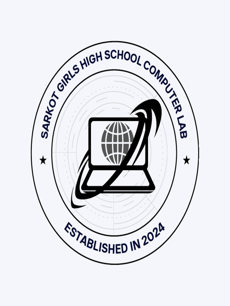 White Blue Simple Computer Services Logo | PDF