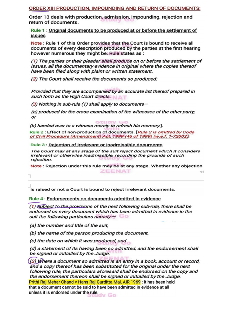 Production Impounding and Return and Document | PDF
