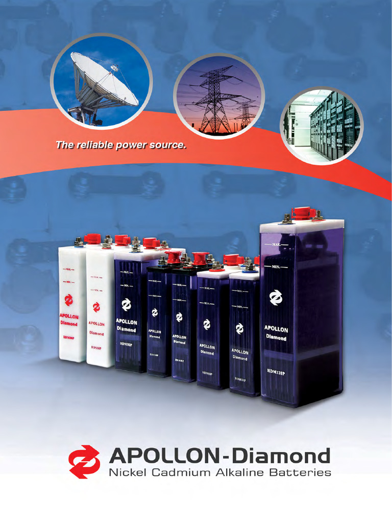Apollon Ni-Cd Battery Catalogue | PDF