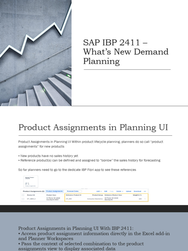 SAP IBP 2411 - Demand Planning | PDF