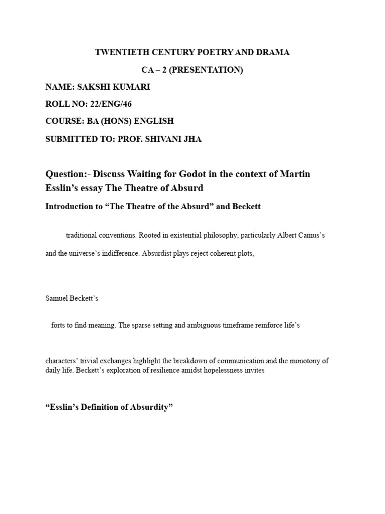 SHJ Ca 2 | PDF | Existentialism