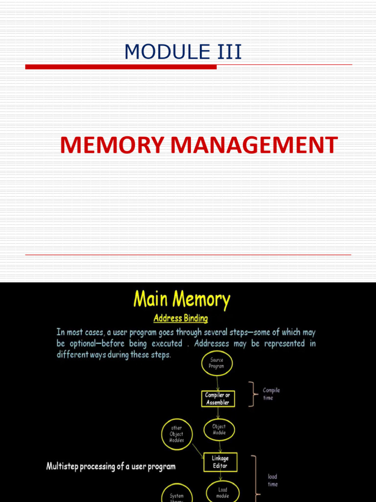 OS_Unit-III_-_Memory_Management | PDF | Software Engineering | System ... OS_Unit-III_-_Memory_Management | PDF | Software Engineering | System ...