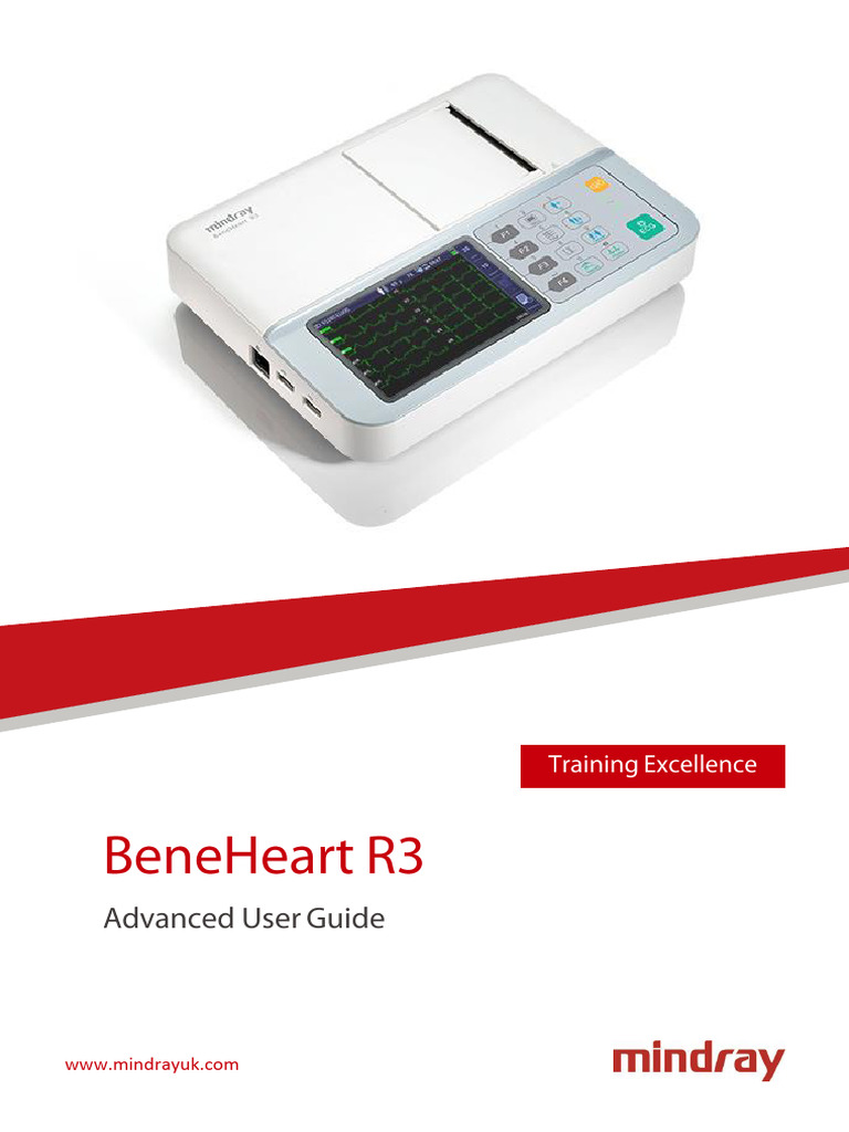 MRUKC022 BeneHeart R3 Advanced User Guide | PDF