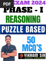 50 Sets of Puzzles For Bank Exams Print (Eng) - by Smartkeeda | PDF | Color