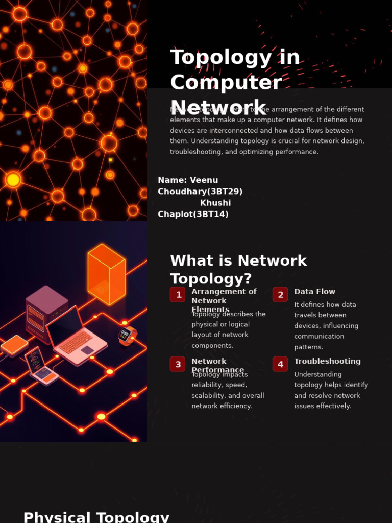 Topology in Computer Network - PPTX 20241026 234911 0000 | PDF | Network Topology | Computer Network