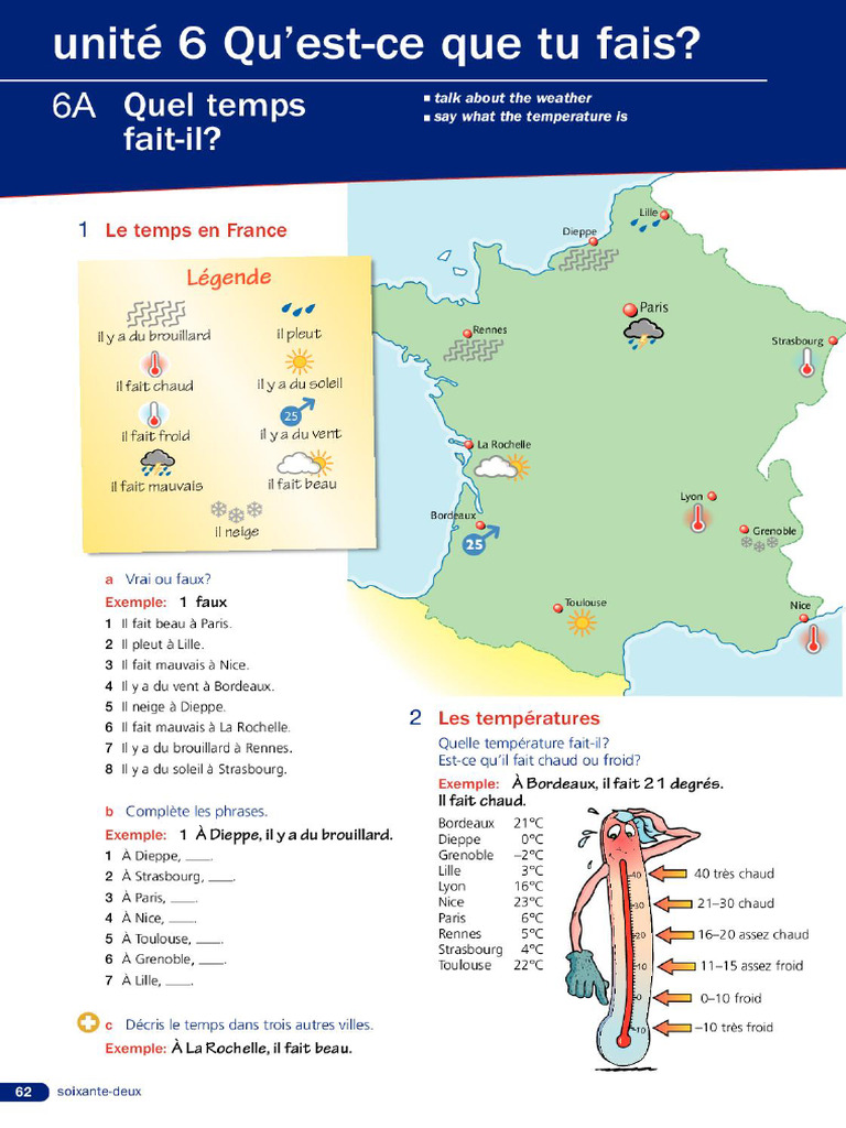 Tricolore 1 Unite 6 | PDF