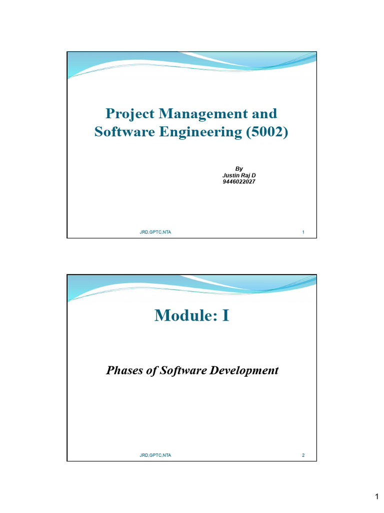 PMSE UNIT 1 NTA | PDF | Software Development Process | Agile Software ...