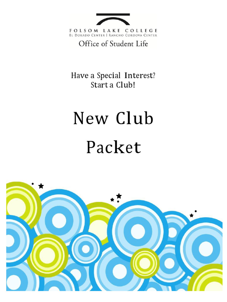 New Club Packet | PDF