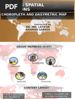Thematic Maps - Choropleth - Isopleth - Eng | PDF | Contour Line | Map