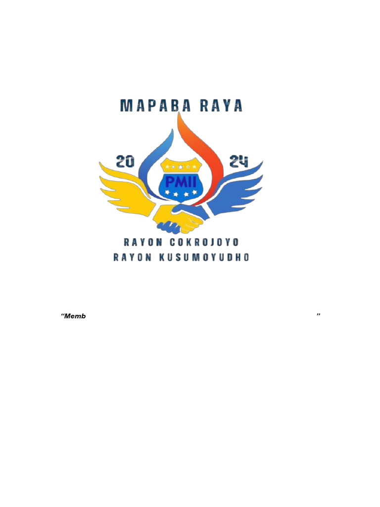 Tor Delegasi Peserta Mapaba 2024 | PDF