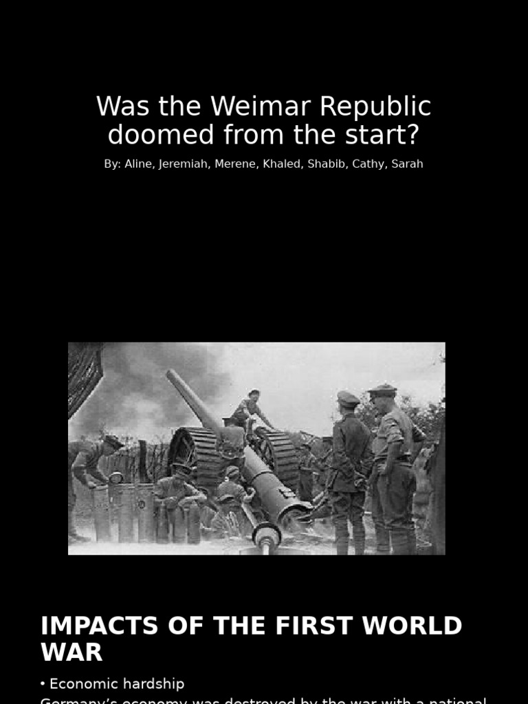 History-Weimar Republic | PDF | Weimar Republic | Germany