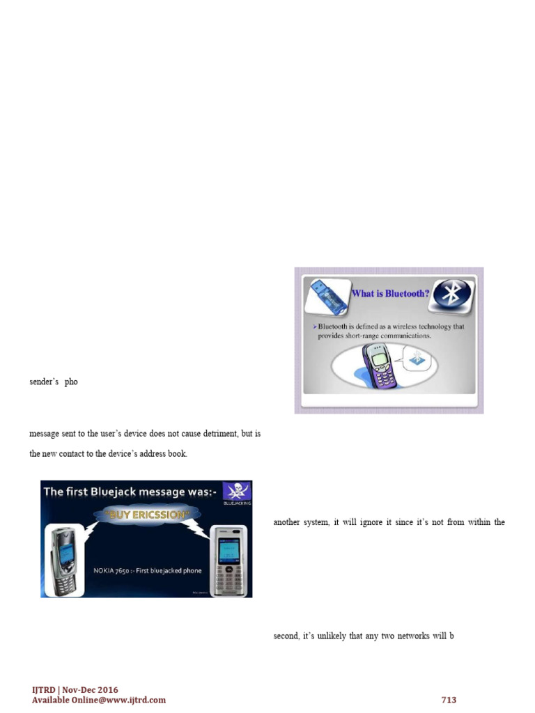 IJTRD | PDF | Bluetooth | Telephone