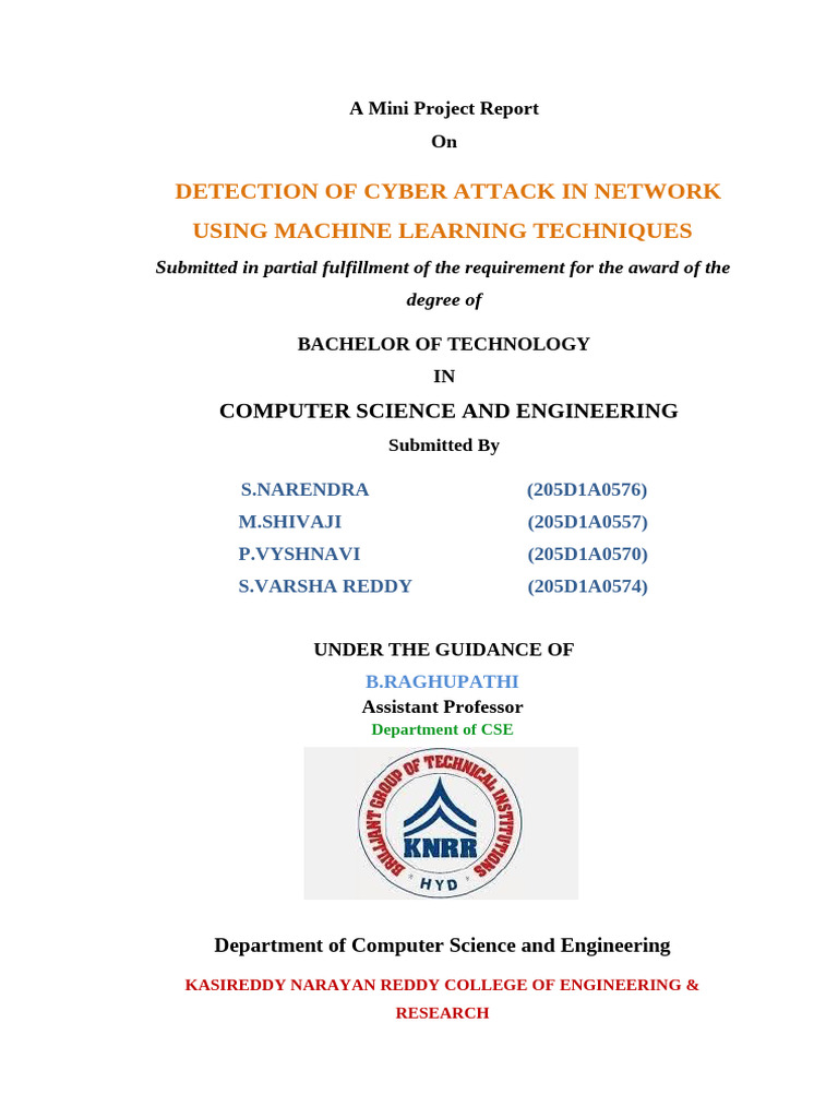 Project Front Pages | PDF | Machine Learning | Python (Programming Language)