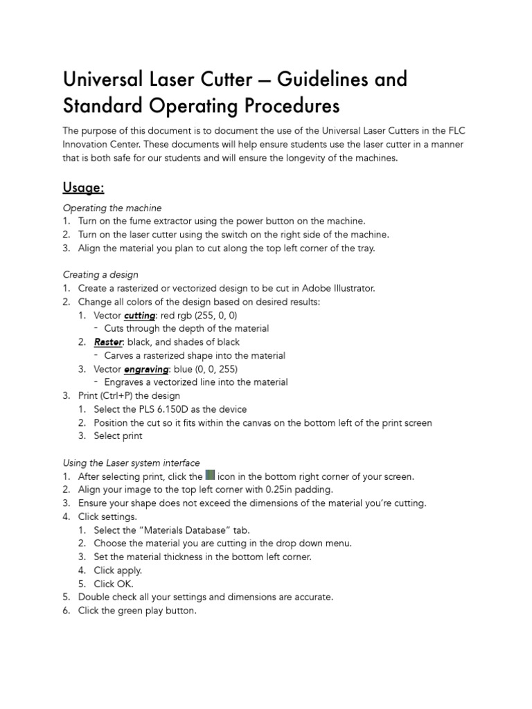 Laser Cutter | PDF | Paper | Polyvinyl Chloride