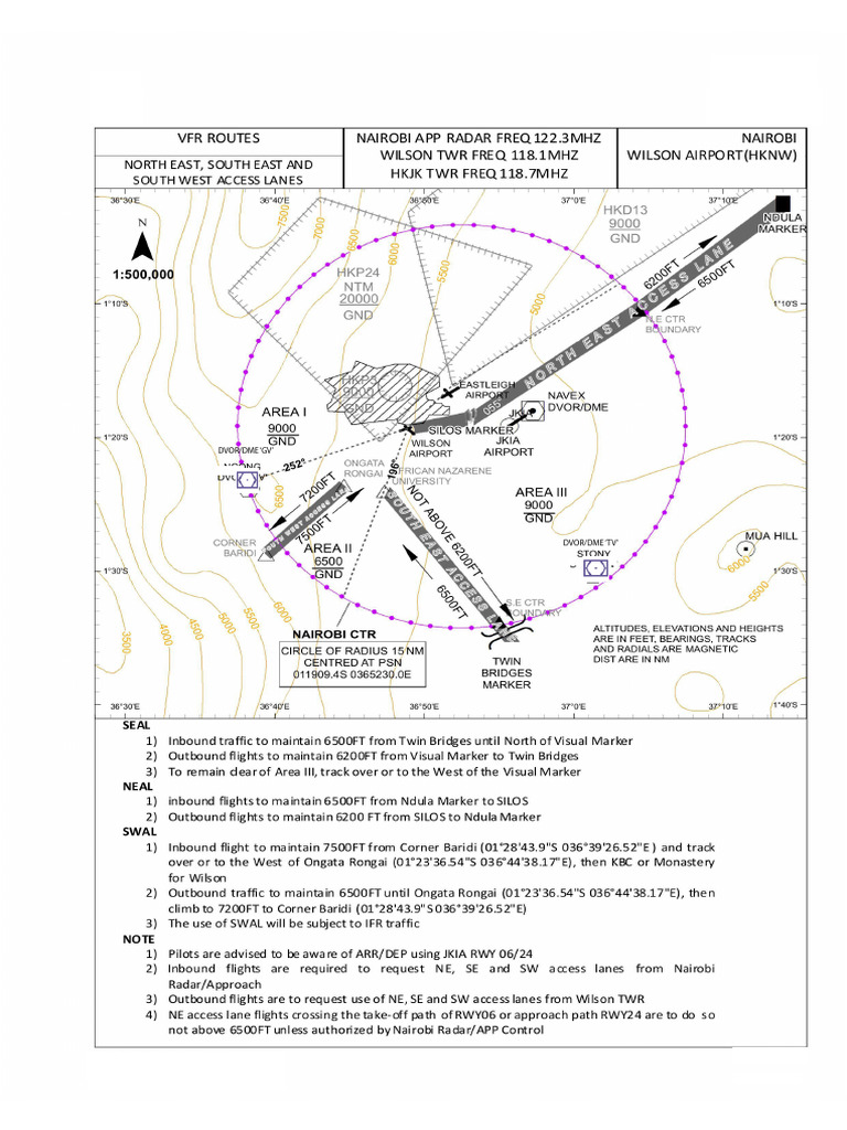 Hk-Ad 2 VFR Routes-R | PDF