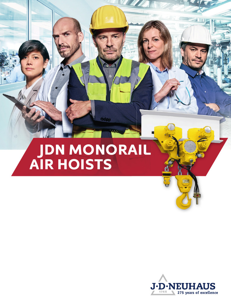 JDN Monorail Air Hoists Overview | PDF | Manufactured Goods