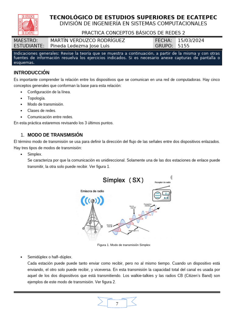 Practica Conceptos Basicos de Redes 2a Parte | PDF | Dirección IP | Internet