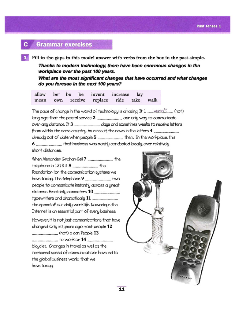 Grammar - Past Tense | PDF