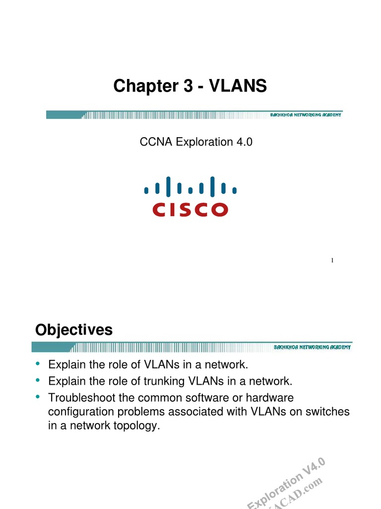 CCNA Exp3 - Chapter03 - VLANS - PPT (Compatibility Mode) | PDF | Network Switch | Computer Network