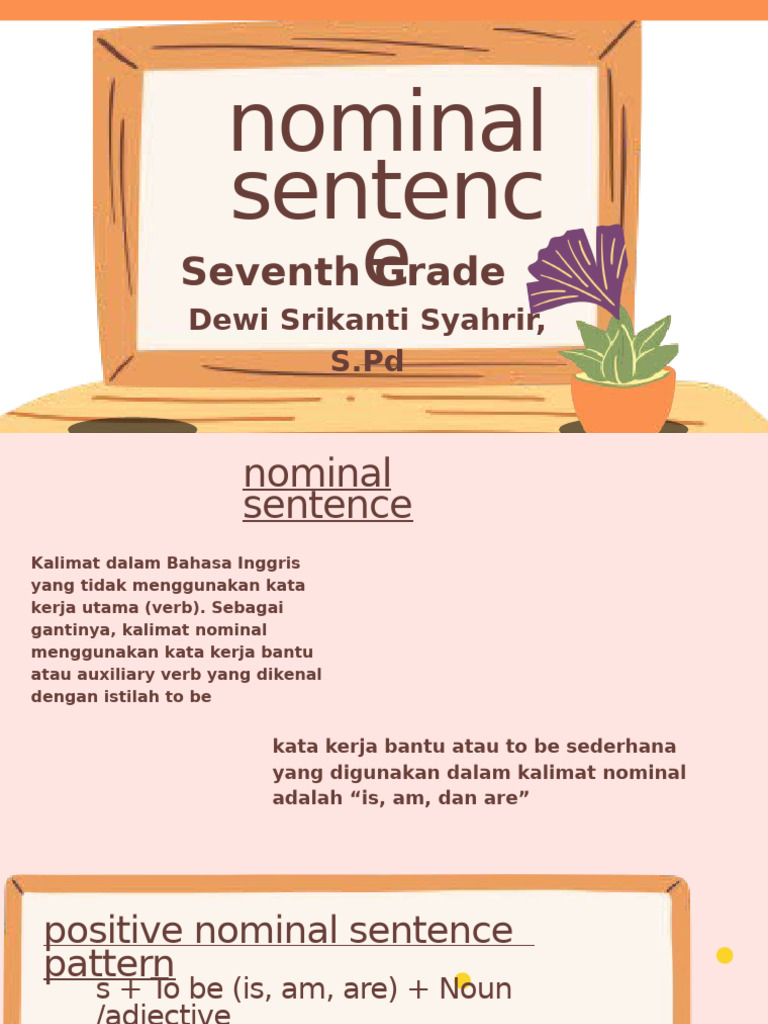 Understanding Nominal Sentences in English | PDF