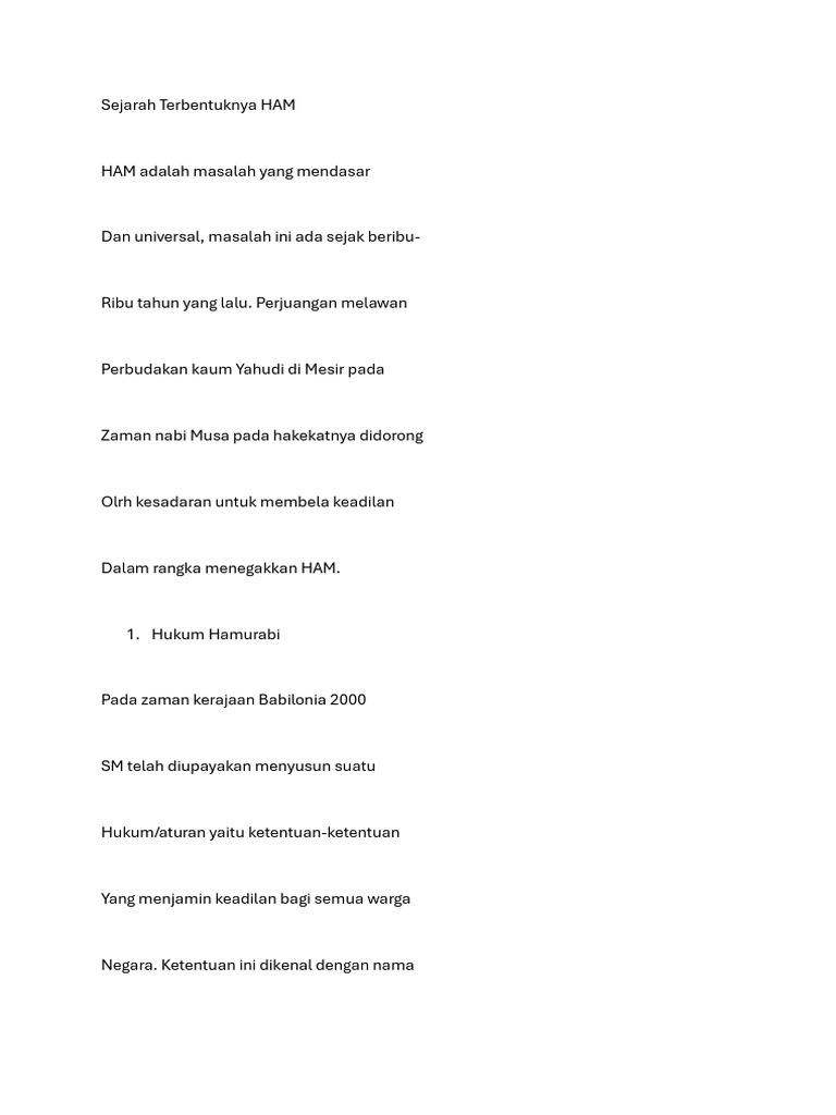 Apa Itu HAM | PDF