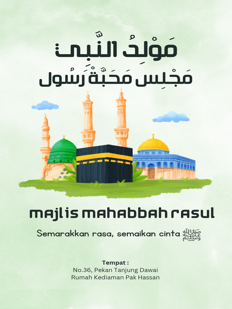 Majlis Mahabbah Rasul - Muka Depan | PDF