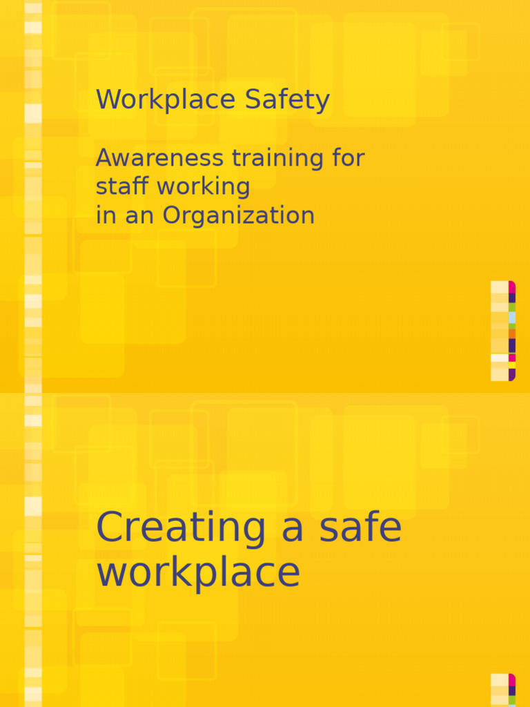 Workplace Safety Powerpoint Presentation | PDF