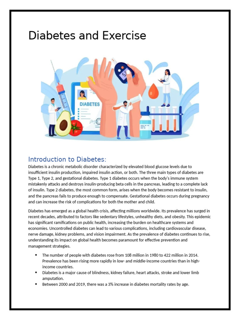 Diabetes Management Through Exercise | PDF | Diabetes | Diabetes Management