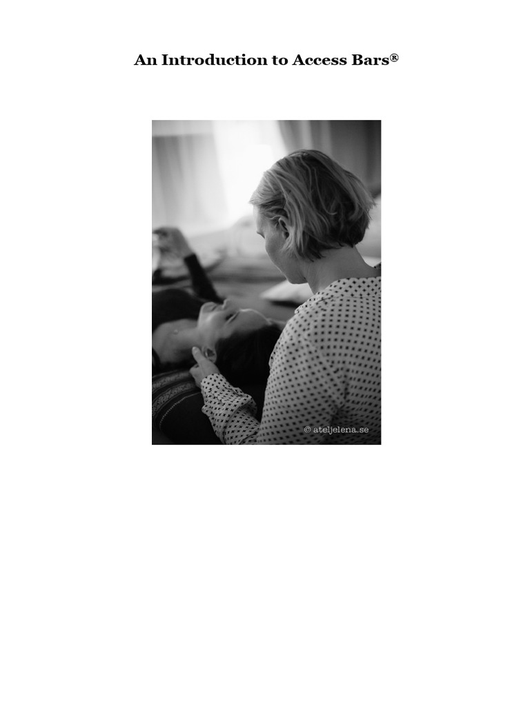 An Introduction To Access Bars® A4 Size English | PDF | Psychology ...