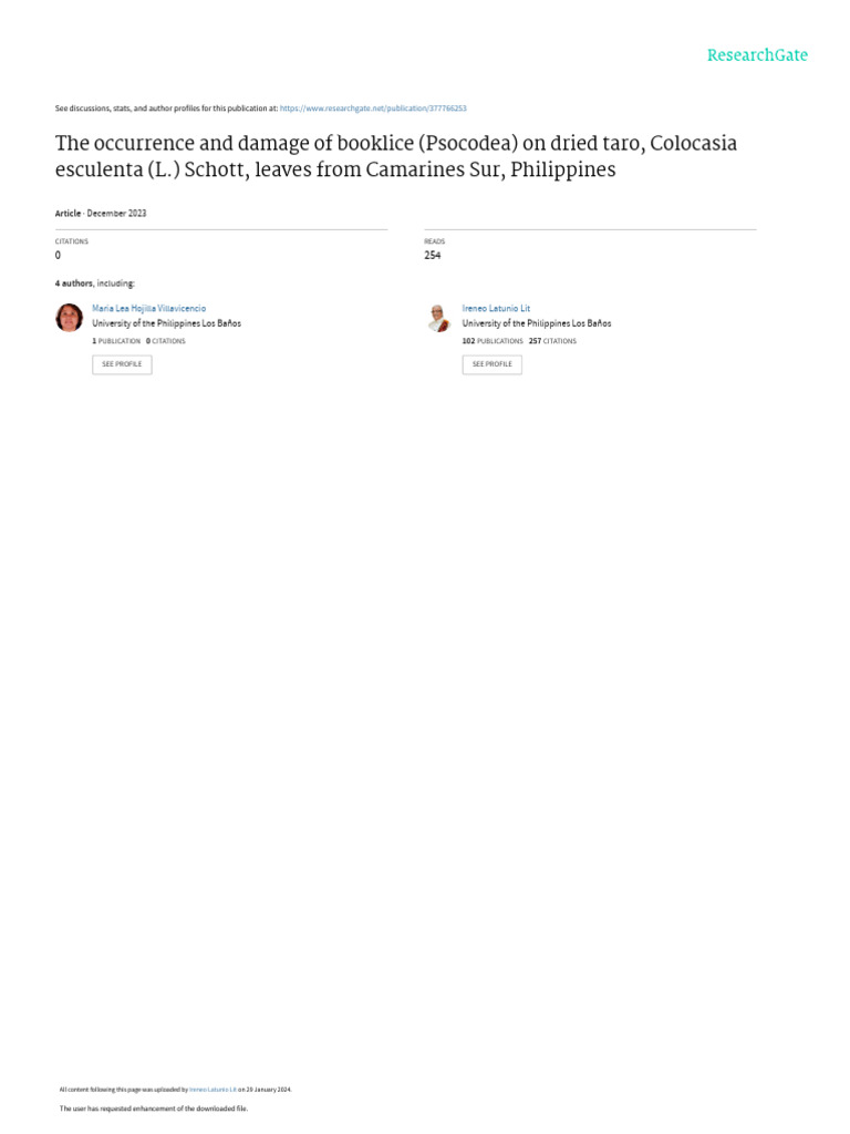 Caasi Litetal2023PhilippEnt37234 43 | PDF