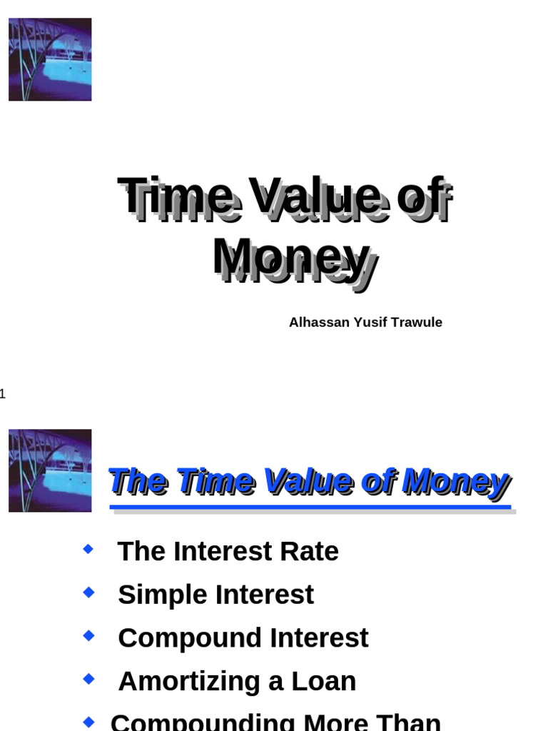 FTF 4 A - Time Value of Money | PDF | Interest | Loans