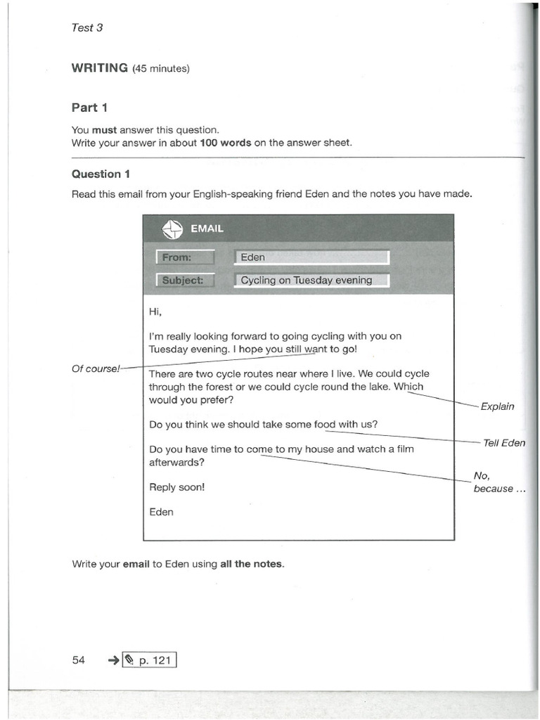 Test 3 Writing | PDF