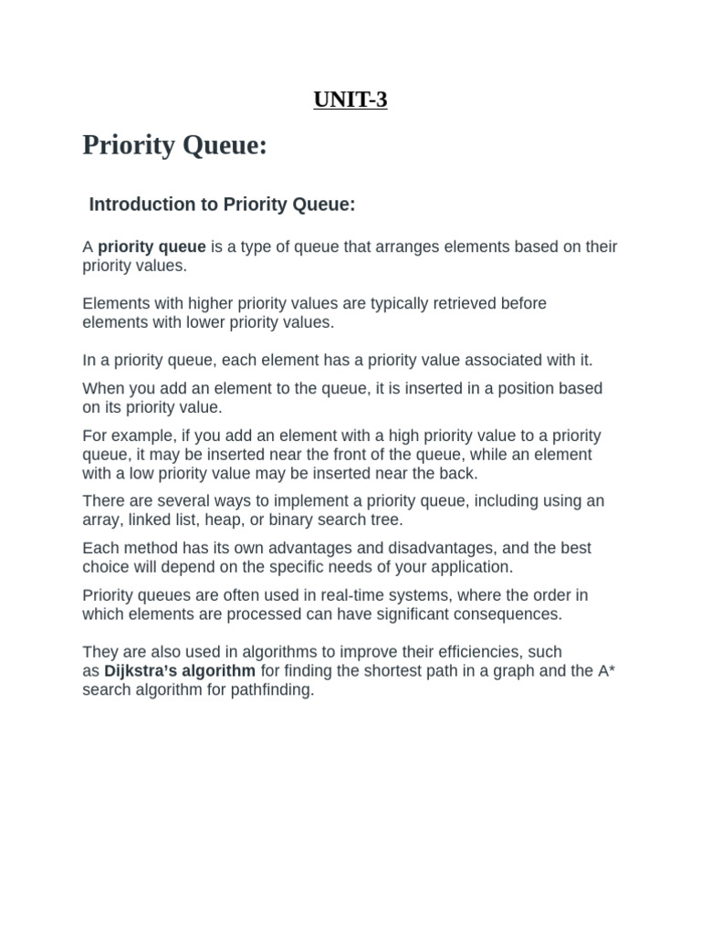ADS Unit-3 Material | PDF | Algorithms And Data Structures | Algorithms ADS Unit-3 Material | PDF | Algorithms And Data Structures | Algorithms